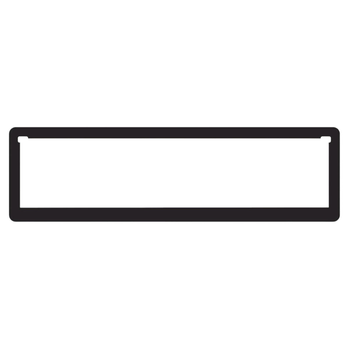 Kingpin Slimline Number Plate Surrounds (Pair) — Carthy's Car Care