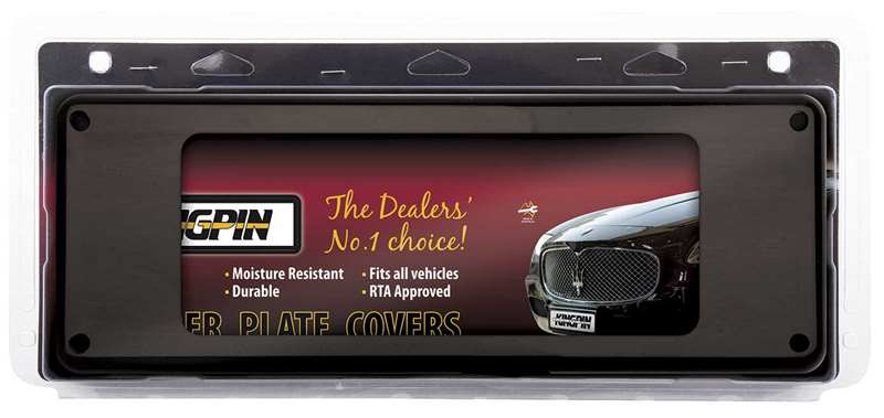 Kingpin Slimline 3/4 Digit Number Plate Covers (KP46) — Carthy's Car Care