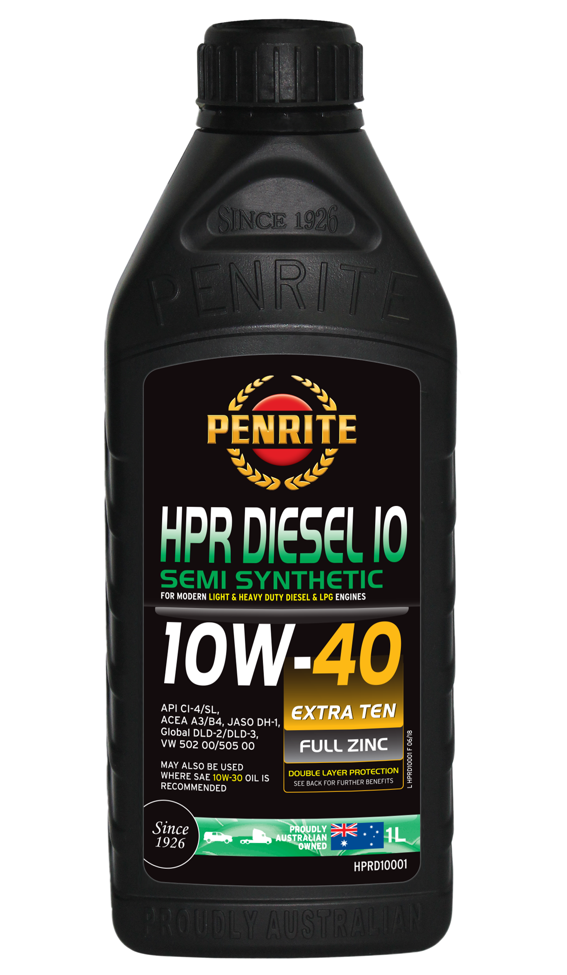 Penrite HPR Diesel 10 10W-40 — Carthy's Car Care